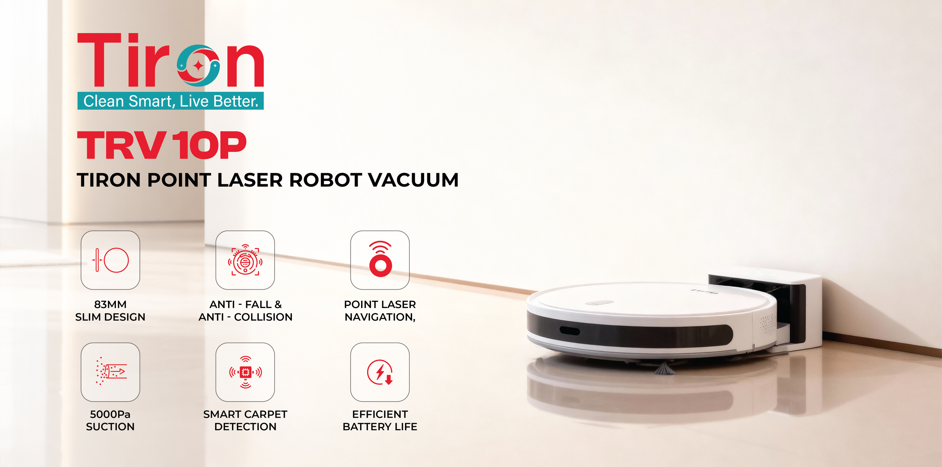 Tiron World - Affordable Robotic Vacuum Cleaners Buy Online & Offline ...